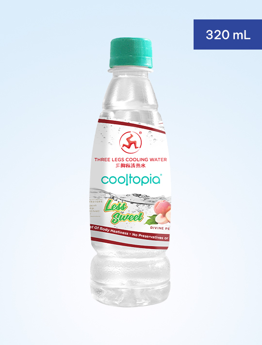 Bottled Water : Three Legs Cooltopia Cooling Water – Divine Peach